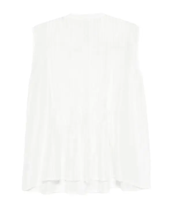 P.a.r.o.s.h Sadio Button-embellished Sleeveless Blouse - No