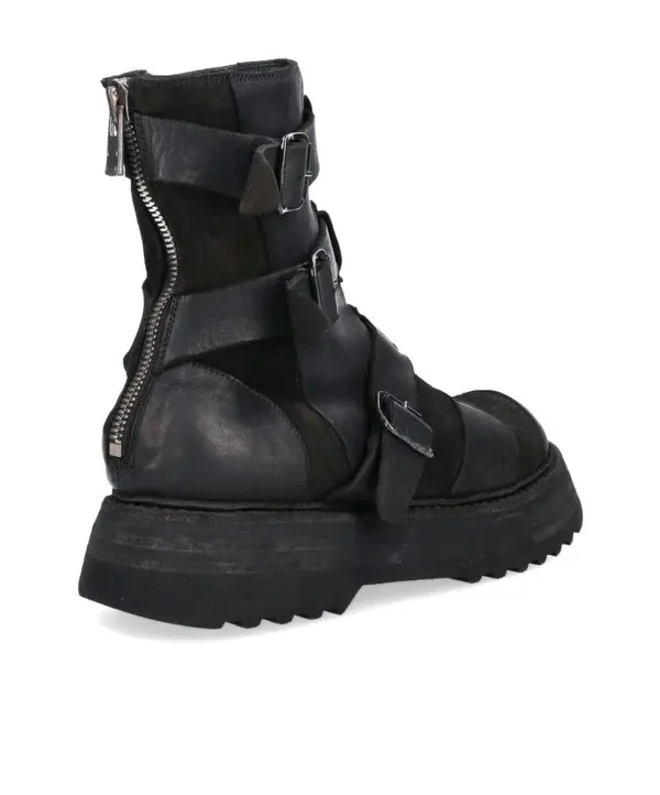 Guidi Buckled Strap Boots