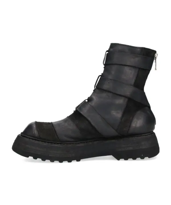 Guidi Buckled Strap Boots