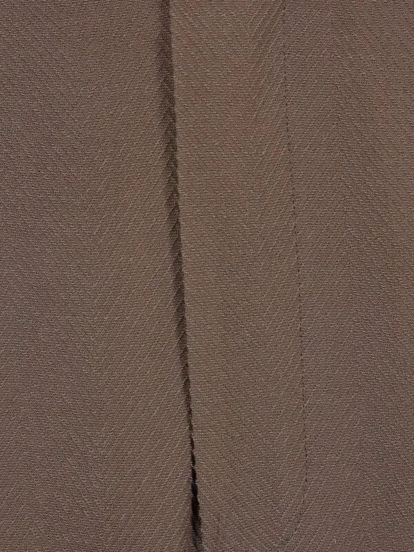 MAGLIANO Herringbone Pleated Trousers