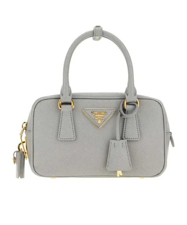 Prada Structured Top Handle Tote Bag
