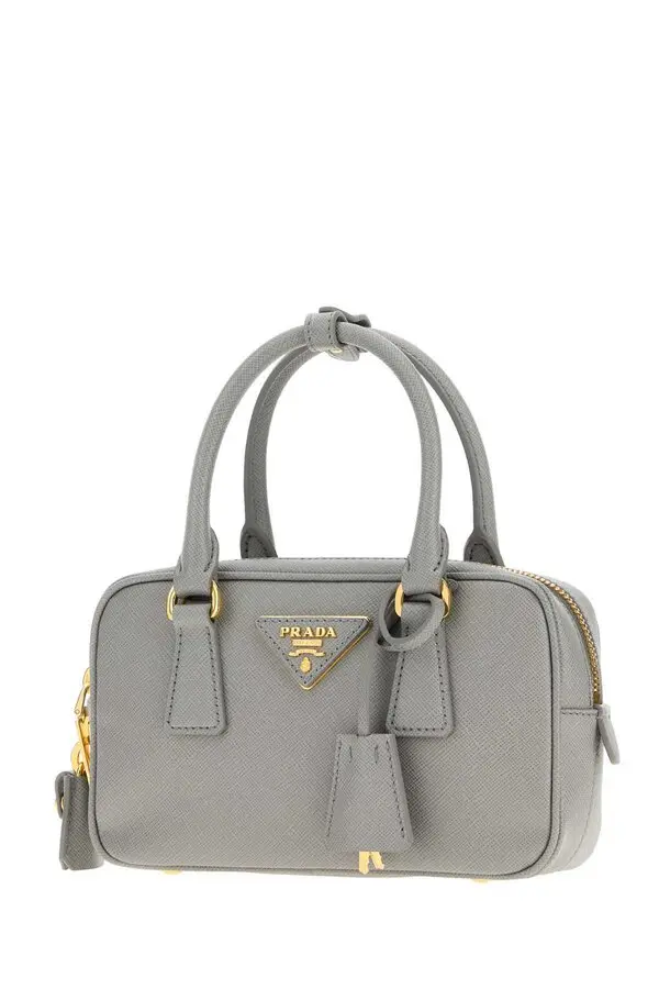 Prada Structured Top Handle Tote Bag