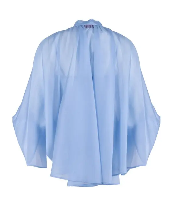 Ermanno Scervino Lace-trimmed Button-up Blouse
