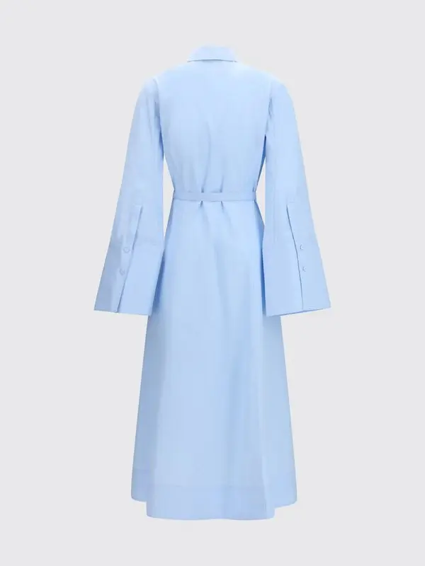 Gabriela Hearst Carmina Belted Maxi Dress - Blue