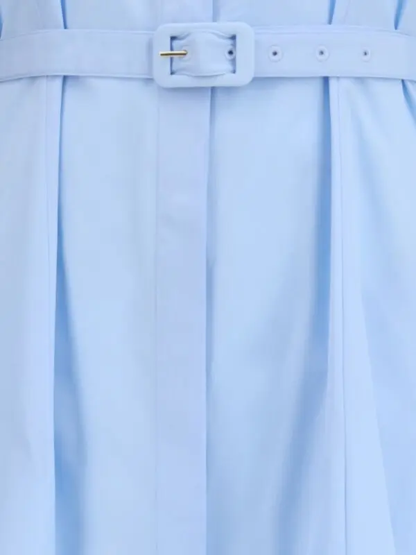 Gabriela Hearst Carmina Belted Maxi Dress - Blue