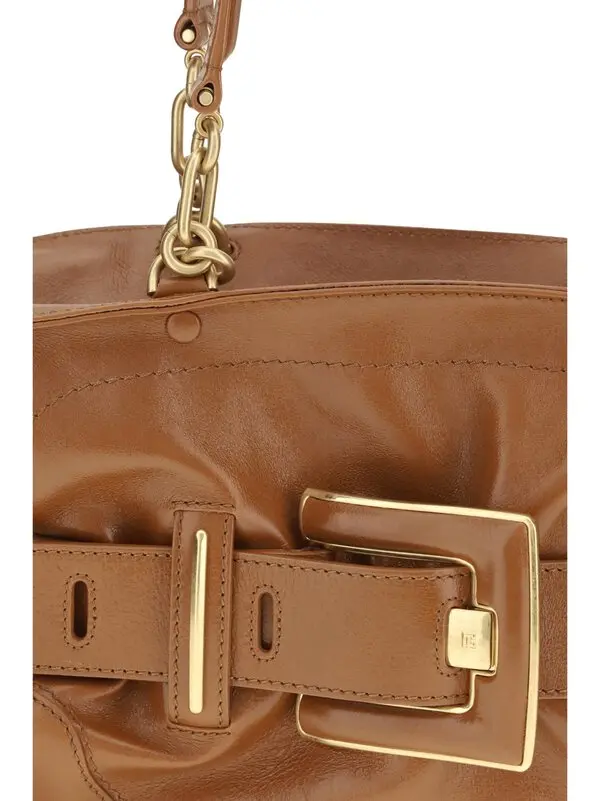 Balmain Anthem Belted Tote Bag