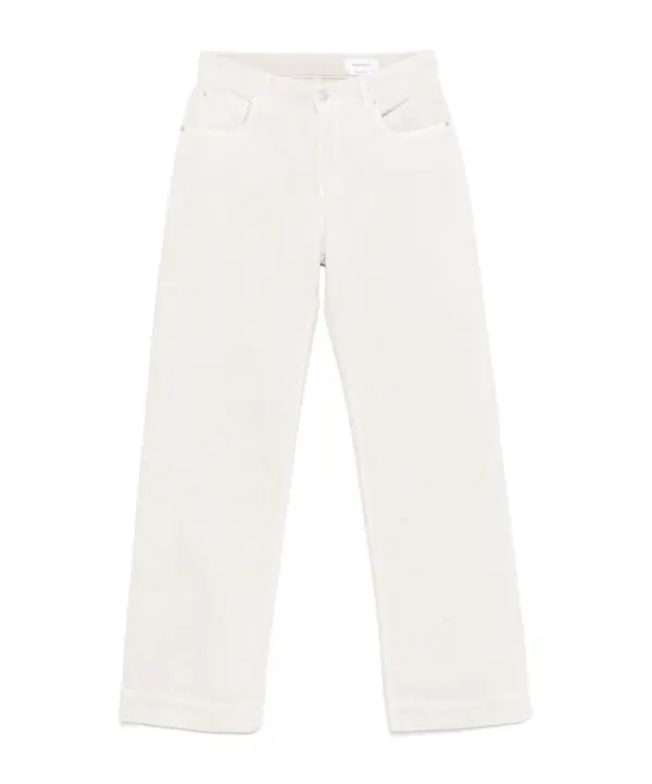 Alexander McQueen Logo Patch Wide-leg Jeans