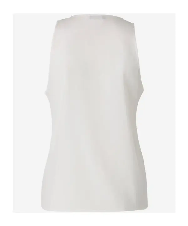 Peserico Round Neck Vest With Beaded Chain