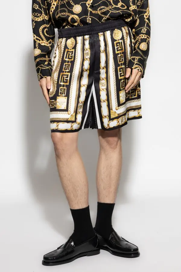 Balmain Relaxed Fit Printed Shorts
