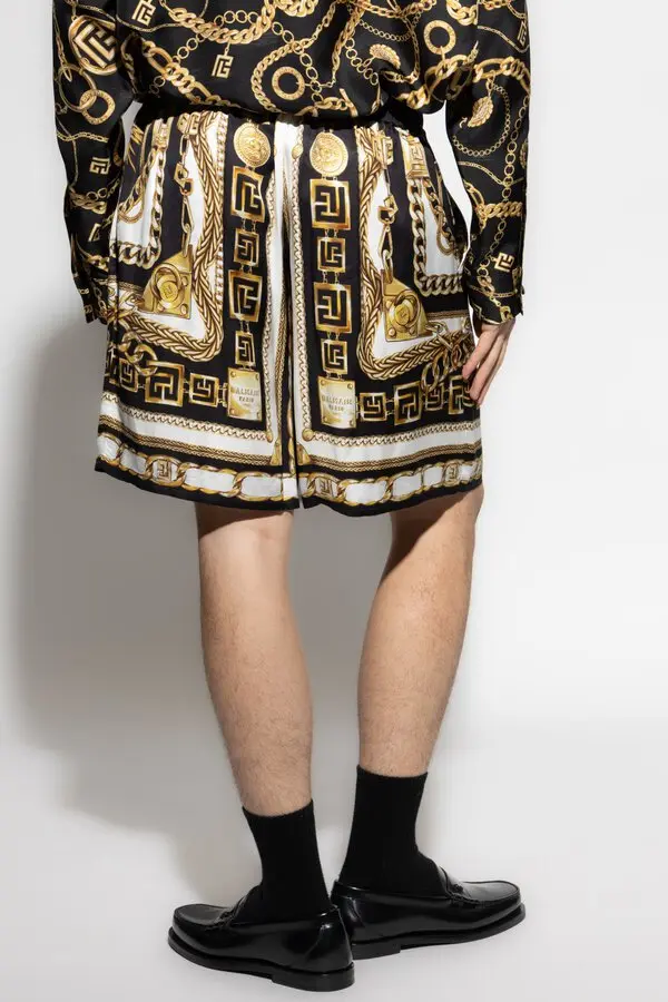 Balmain Relaxed Fit Printed Shorts