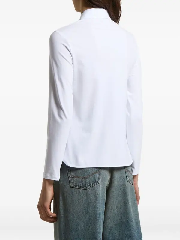 Peserico Pointed Collar Cotton Shirt