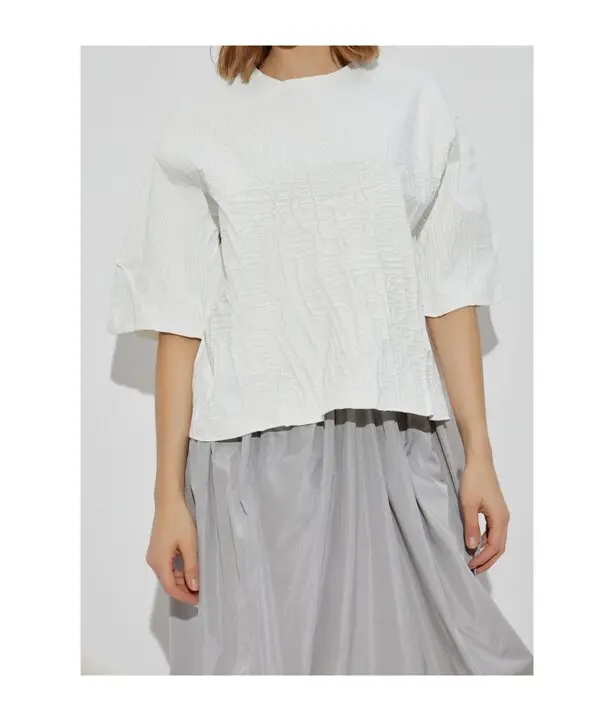 Fabiana Filippi Crack Effect Open-necked Shirt