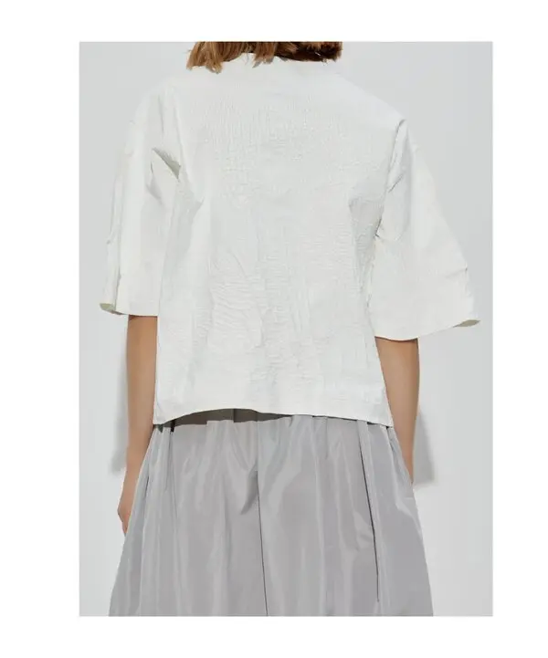 Fabiana Filippi Crack Effect Open-necked Shirt