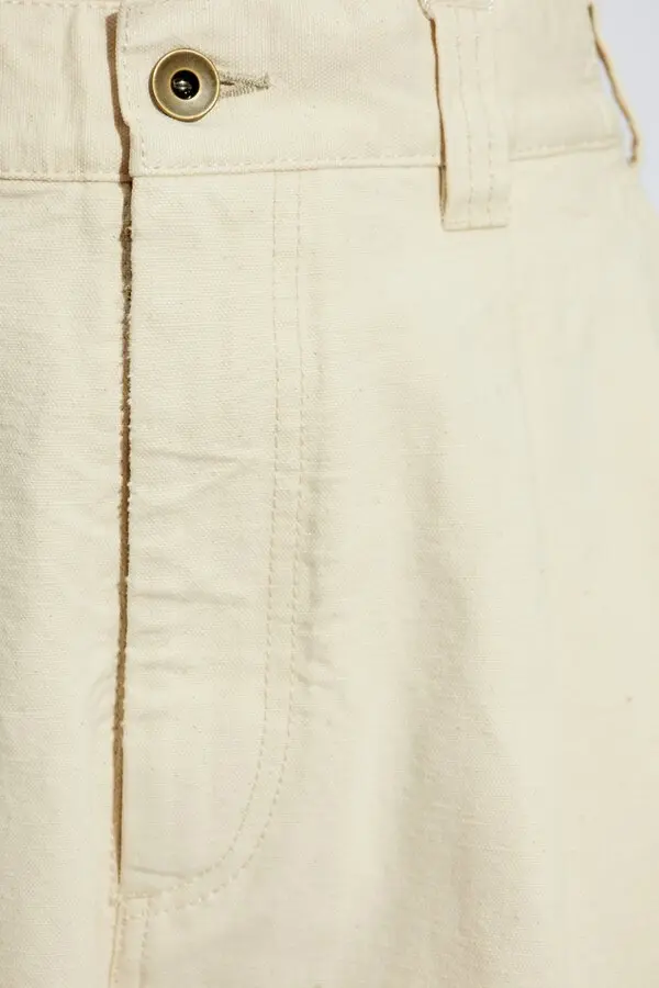 MAISON MARGIELA Pleated Wide Leg Trousers