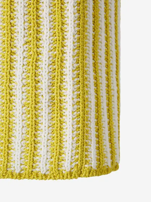 Fabiana Filippi Striped Knitted Midi Skirt
