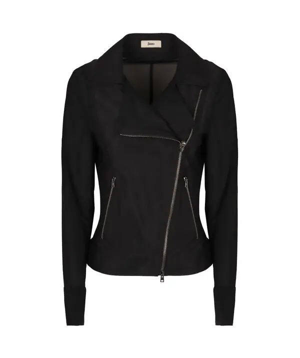 Herno Long-sleeved Zip-up Jacket With Lapel Design