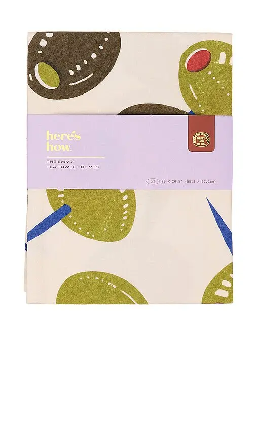 HERE'S HOW The Emmy Tea Towel