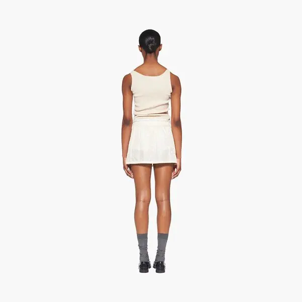 Miu Miu Emblem Mini Skirt