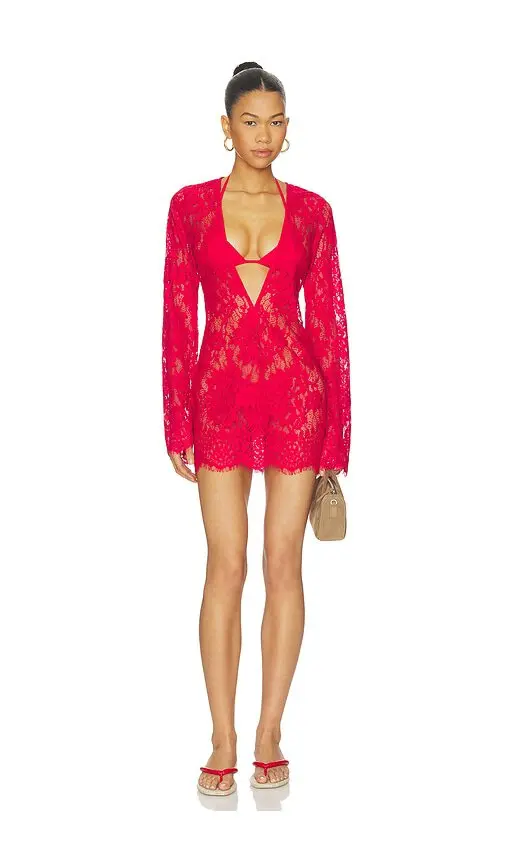 BANANHOT Millie Mini Dress - Red