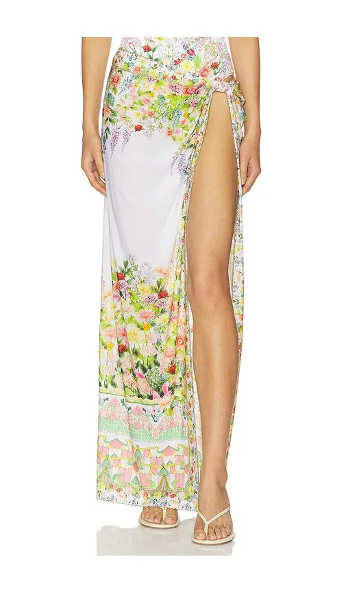 Camilla Long Sarong In . Also - Beige