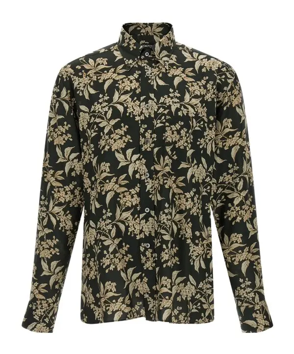 TOM FORD Floral Printed Buttoned Shirt