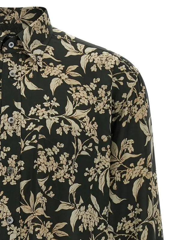 TOM FORD Floral Printed Buttoned Shirt