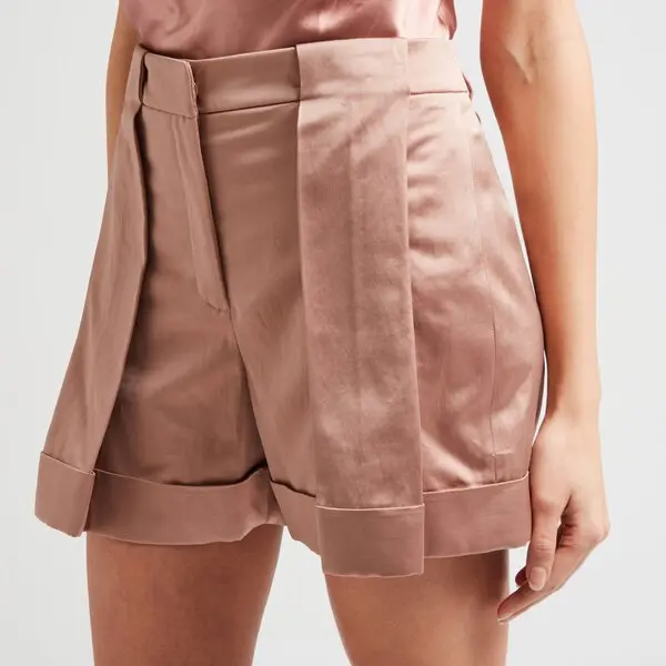 Balmain Satin Plank Bermuda Shorts