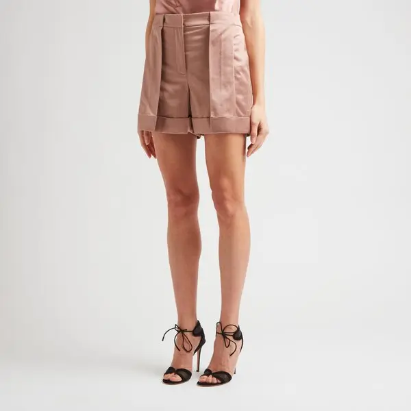 Balmain Satin Plank Bermuda Shorts