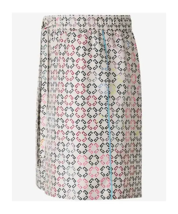 Givenchy Graphic Pattern Drawstring Bermuda Shorts
