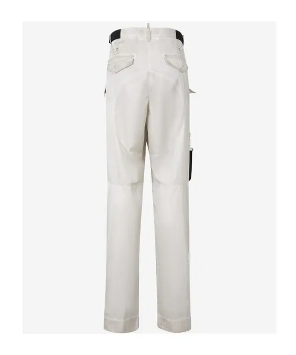 Dsquared2 Keyring Detailed Straight-leg Trousers