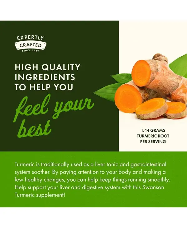 SWANSON Turmeric Antioxidant Supplement