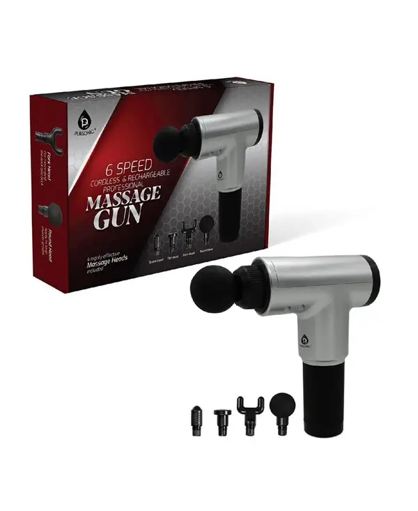 PURSONIC Full-body Massage Mat And 6-speed Cordless Deep Tissue Massage Gun