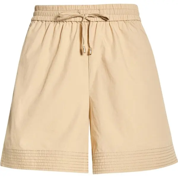 Tommy Bahama Cotton Poplin Drawstring Shorts - Tanned