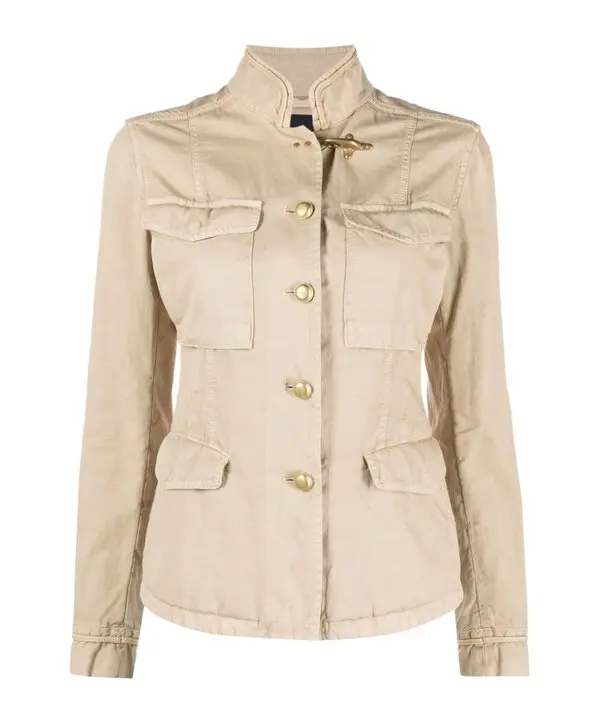FAY Buttoned Military Jacket