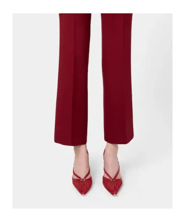 ROGER VIVIER Dorsay Virgule Velvet Leather Pumps