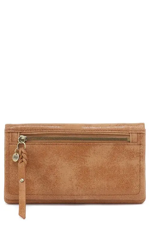 Hobo Lumen Leather Continental Bifold Wallet - Whiskey