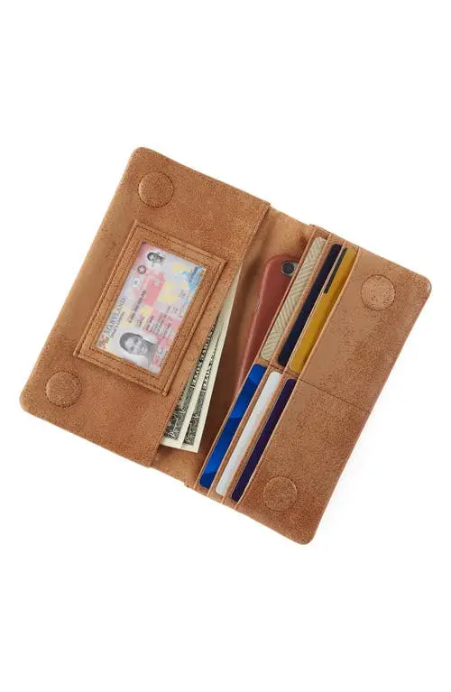 Hobo Lumen Leather Continental Bifold Wallet - Whiskey