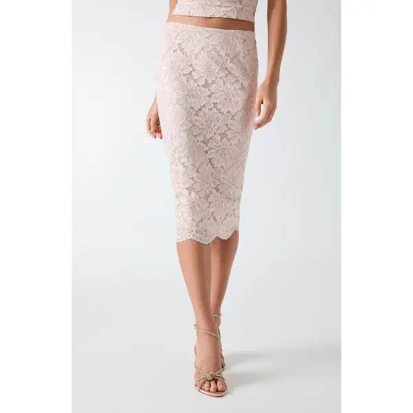 Guess Katrina Lace Midi Skirt - Open