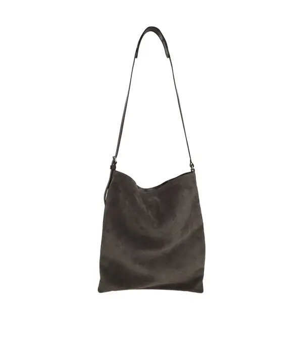 Dries Van Noten Suede Tote Bag - Black