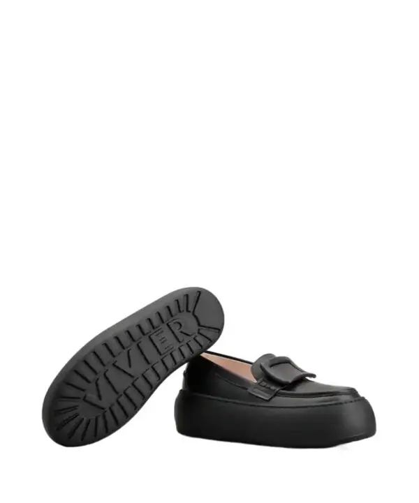 ROGER VIVIER Viv'up Loafers In Leather - Black