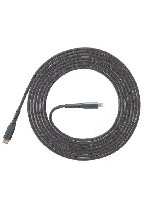VENTEV Alloy Usb-c To Apple Lightning High Speed Ultra Durable 10 Foot Cable - Gray