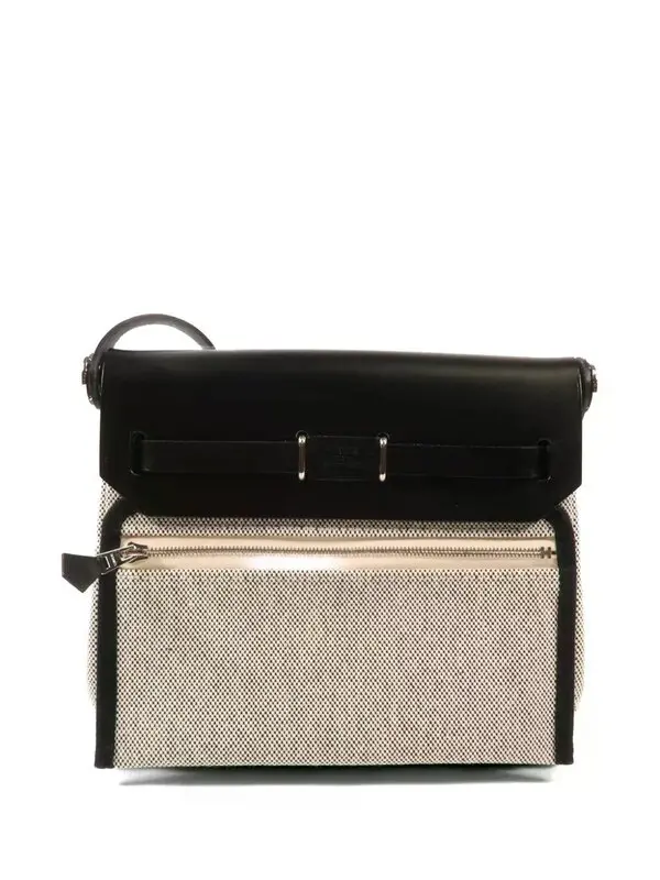 Hermès Mini Herbag Canvas Cross Body Bag