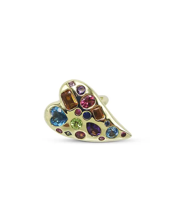 Ippolita 18k Yellow Multi Gemstone Mixed Cut Ring - Gold