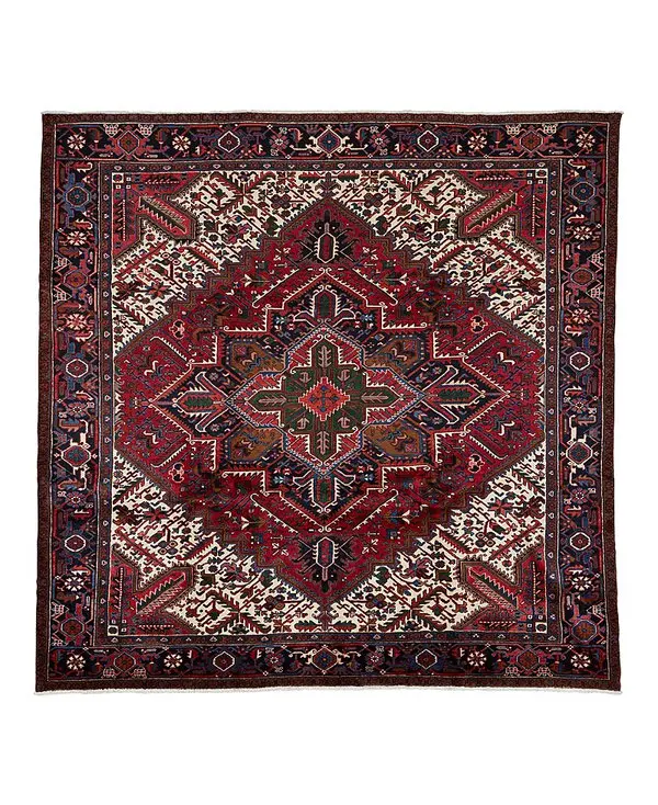 Bloomingdale'S Persian Heriz Area Rug 8' 10 X 10' 10 - Red