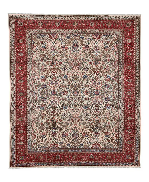 Bloomingdale'S Persian Saroogh Area Rug 8' 0 X 11' 5 - Ivory