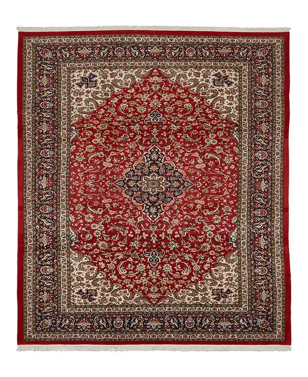 Bloomingdale'S Persian Qom Area Rug 8' 2 X 11' 7 - Red