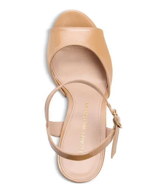 STUART WEITZMAN Reade Platform Sandals - Adobe