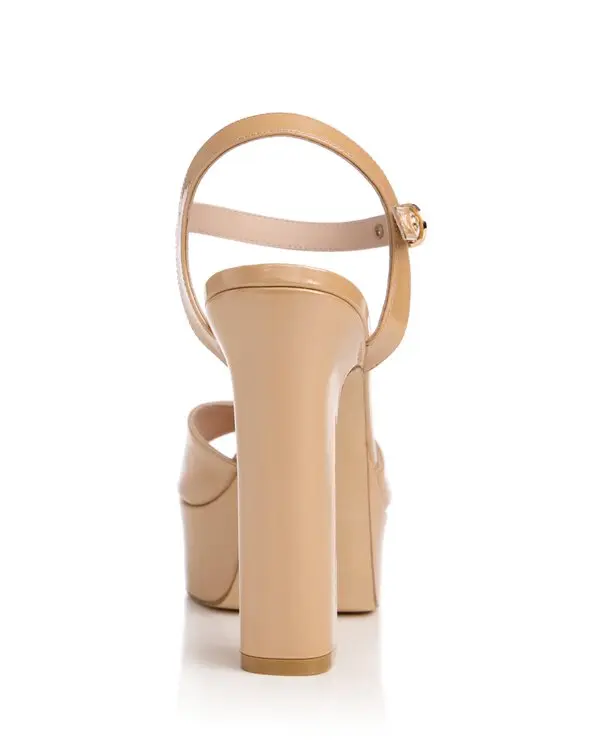 STUART WEITZMAN Reade Platform Sandals - Adobe