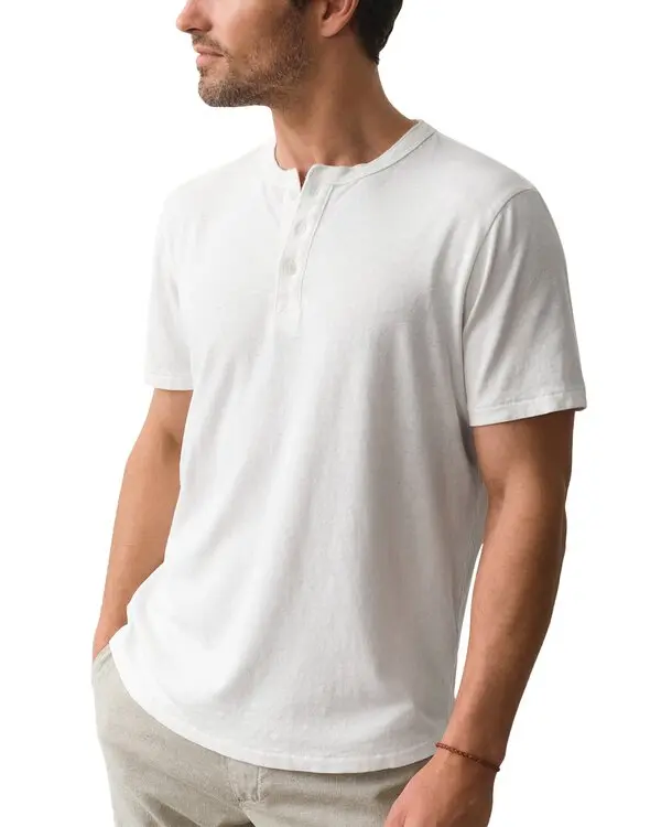 Marine Layer Hemp Cotton Henley T-shirt