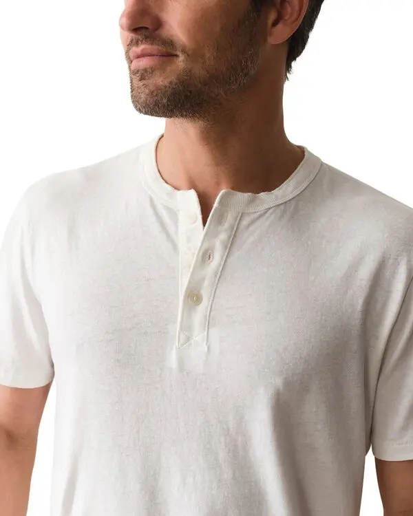 Marine Layer Hemp Cotton Henley T-shirt